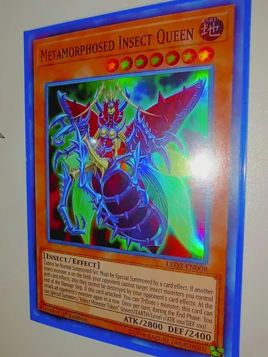 Yugioh! Metamorphosed Insect Queen Super Rare Led2-en008 1st | MercadoLibre