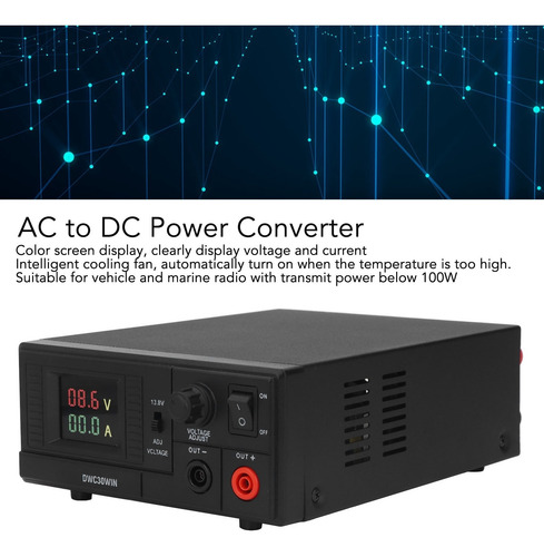 Convertidor De Fuente De Alimentación Ac A Dc 30a 13 8v Sali Cuotas