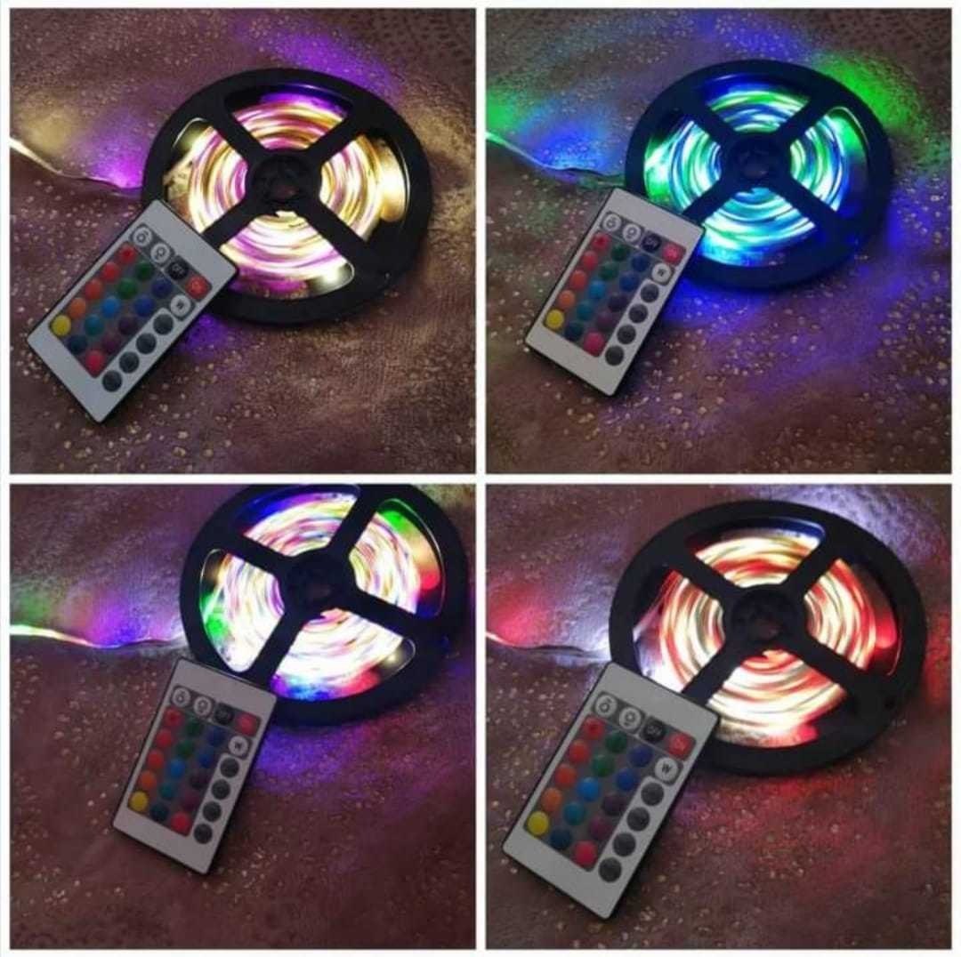 Tira Luces Led Control Rgb 5050 Bluetooth 5 Metros Ip65 Mercado Libre