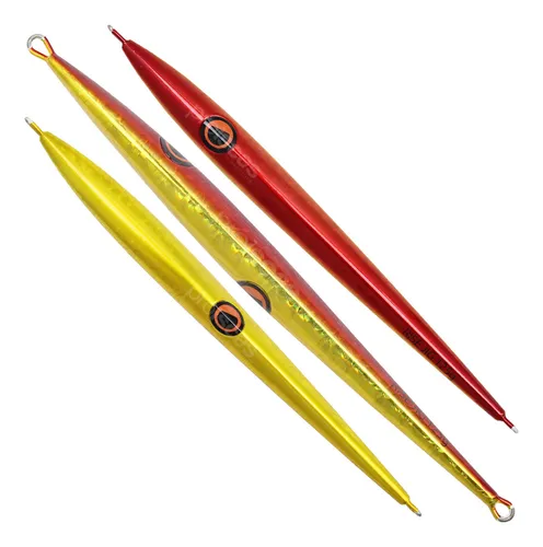 Isca Artificial Jig Rise Japan Slj 125g 17cm Cor Rj03 - Red Gold ...