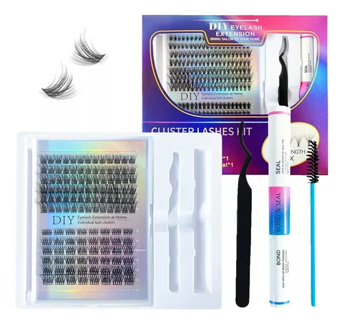 Blíster Diy Extensiones Pestañas Kit De Racimos De Pestañas Meses