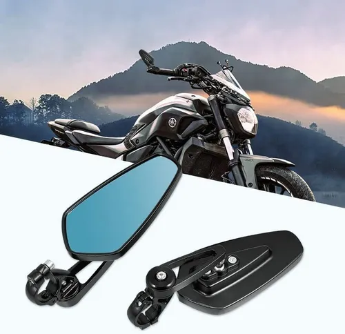 2 Espejos Retrovisores Para Moto Deportivos Universales 22mm Meses
