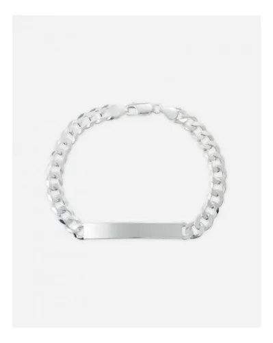 Esclava Barbada O Fígaro Plata 925 Sólida Incluye Grabado Barbada 53.34 ...