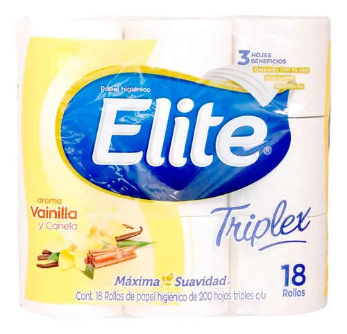 Papel Higiénico Elite Triplex 18 Rollos Mercadolibre