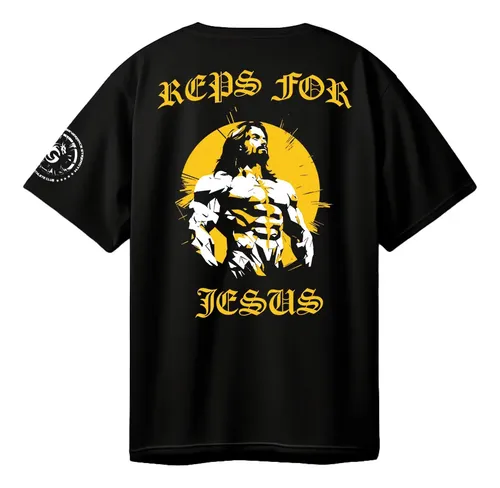 Playera Entrenamiento Reps For Jesus / Unisex /oversize | Envío gratis