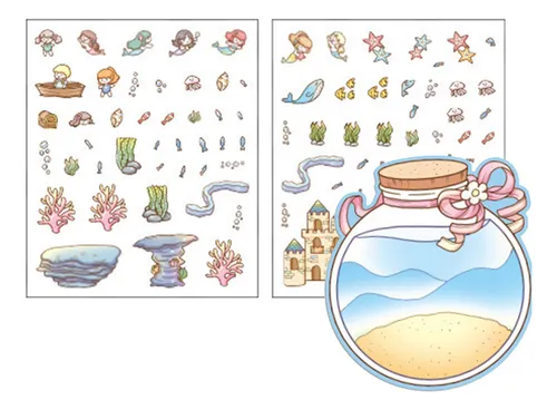 3d Sticker Scene Cute Cartoon Sticker Scenes For Kids Adults | MercadoLibre