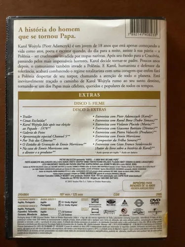 Dvd Duplo: Karol - O Homem Que Se Tornou Papa | MercadoLivre Dvd Duplo: Karol - O Homem Que Se Tornou Papa | MercadoLivre