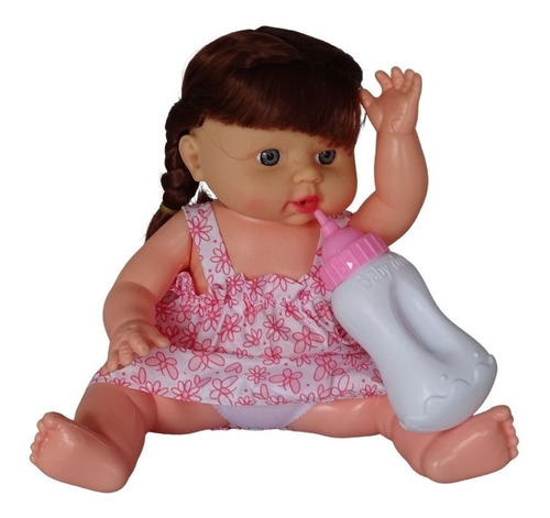 Muñeca Juguete Bebé Con Sonido Y Tetero Mercadolibre