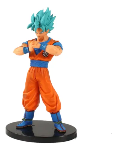 Figura Anime Goku Ssj Blue 16cm Dragon Ball Cuotas Sin Interés