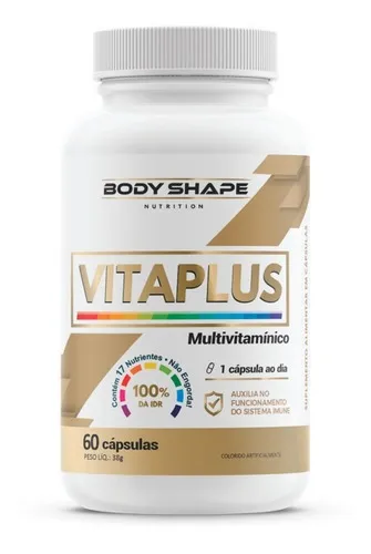 Vita Plus Multivitamínico 60 cápsulas Body Shape | MercadoLibre