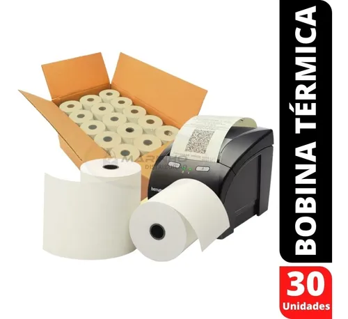 Bobina Termica Cupom Fiscal 80x40 - Impressora Pdv | Frete grátis Bobina Termica Cupom Fiscal 80x40 - Impressora Pdv | Frete grátis