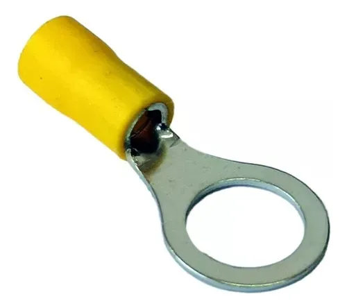 50 Pzas Zapata/terminal Ojillo 3/8 Cal 12-10 Aislada