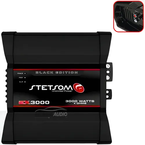 Módulo Amplificador Stetsom Ex3000 4 Ohms 3000 3k Ex-3000 | Frete grátis