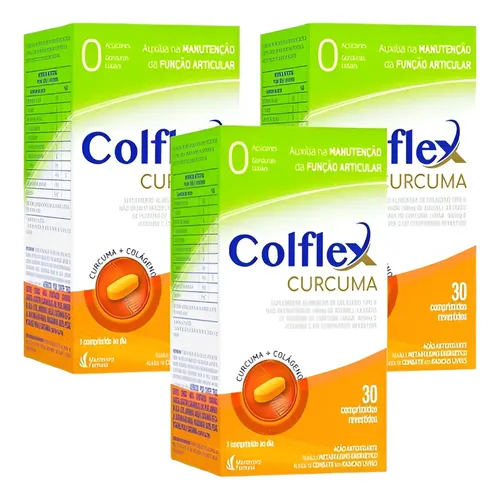 Colflex Curcuma 90 Comprimidos - Mantecorp Sem Sabor | MercadoLivre