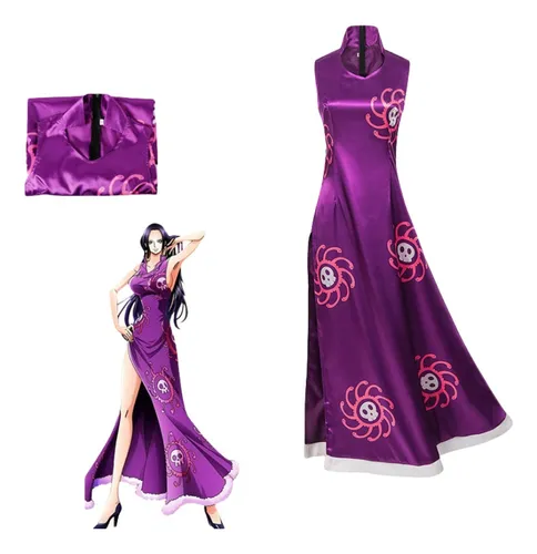Boa Hancock Cosplay Costume Boa Hancock Cosplay Purple Meses Sin Interés