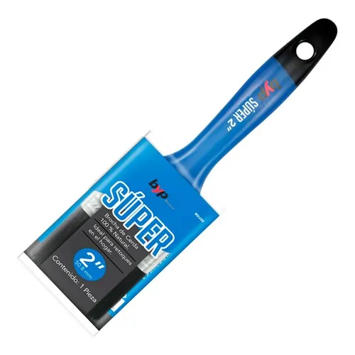 Brocha De Cerda Natural 2 Pulgadas La Súper Byp Brocha De Cerda Natural 2 Pulgadas La Súper Byp