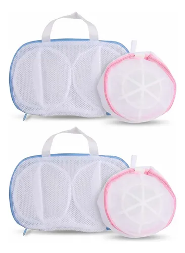 4 Bolsas De Lavado Ropa Delicada Brasier Malla Lavadora | MercadoLibre