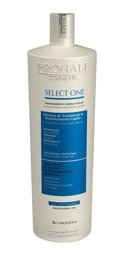 Escova Progressiva Select One Prohall Sem Formol Original 1 Litro ... Escova Progressiva Select One Prohall Sem Formol Original 1 Litro ...