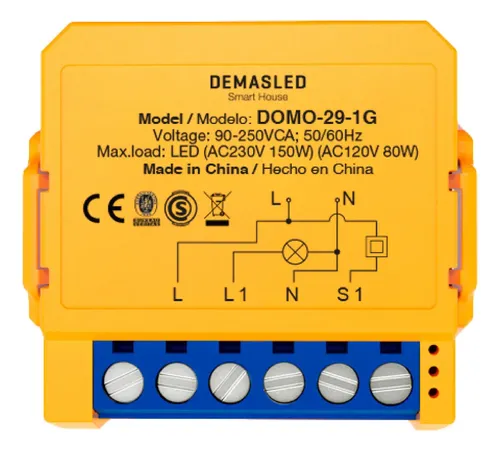 Interruptor Control Dimmer Inteligente Para Leds E Iluminación Wifi ...