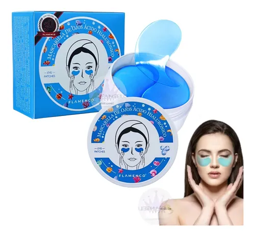 60 Parches Hidrogel Ojeras Con Ácido Hialurónico Y Colageno Cuotas