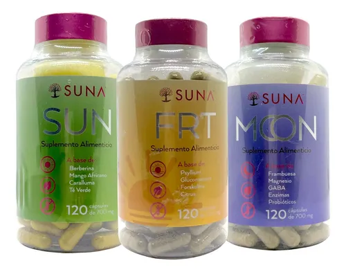 Suna Sun Suna Frt Suna Moon 120 Caps C/u Pure Health | Envío gratis