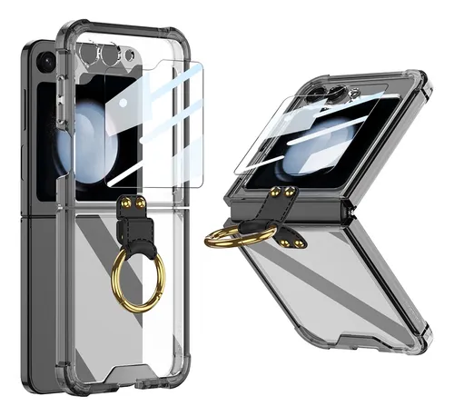 Capa Com Película De Vidro Para Samsung Galaxy Z Flip 5 Parcelamento