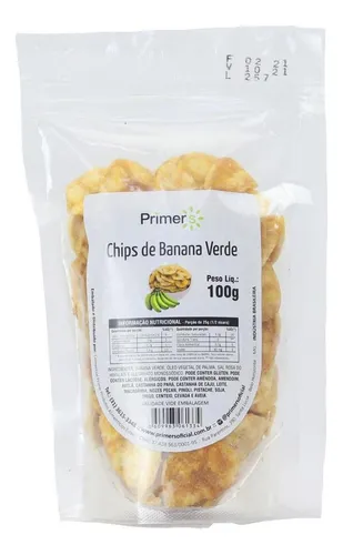 Chips De Banana Verde - 100g | MercadoLivre Chips De Banana Verde - 100g | MercadoLivre