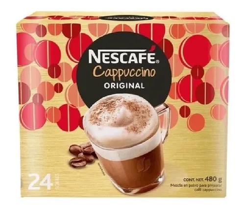 Nescafé Cappuccino Original Caja Con 24 Sobres en venta en Huixquilucan ... Nescafé Cappuccino Original Caja Con 24 Sobres en venta en Huixquilucan ...