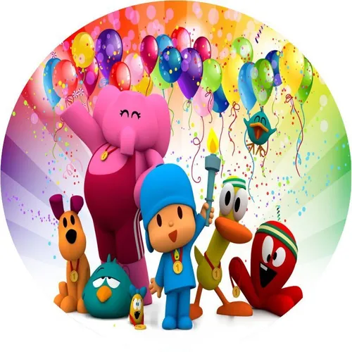Painel Redondo Em Lona Fosca Medindo 1x1. Pocoyo 06 | Parcelamento sem ... Painel Redondo Em Lona Fosca Medindo 1x1. Pocoyo 06 | Parcelamento sem ...