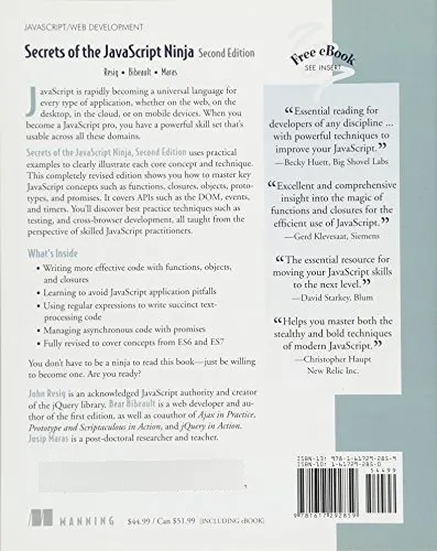 Secrets Of The Javascript Ninja, Second Edition - John Re... | MercadoLibre Secrets Of The Javascript Ninja, Second Edition - John Re... | MercadoLibre