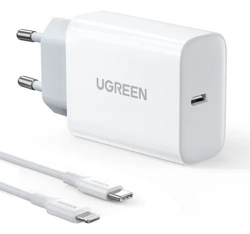 Ugreen 50698 Carregador Turbo Pd 20w Cabo Para iPhone Mfi Ugreen 50698 Carregador Turbo Pd 20w Cabo Para iPhone Mfi