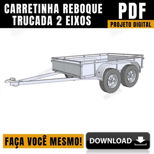 Projeto Carretinha Reboque Trucada P/ Carga | MercadoLivre Projeto Carretinha Reboque Trucada P/ Carga | MercadoLivre