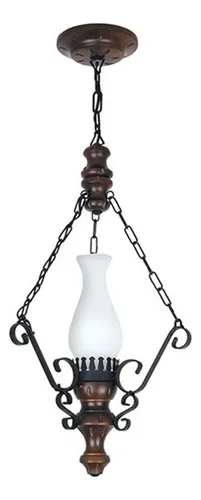 Lámpara tipo candelabro rústico antiguo, 1 lámpara Muller 801e, color ... Lámpara tipo candelabro rústico antiguo, 1 lámpara Muller 801e, color ...