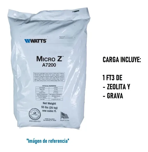 Aprovecha Carga 1 Ft3 De Zeolita Y Grava Para Tanque 9x48 Envío Gratis