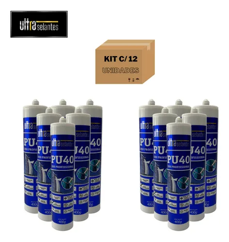 Sellador de poliuretano UltraSelantes Pu 40 Profissional gris ... Sellador de poliuretano UltraSelantes Pu 40 Profissional gris ...