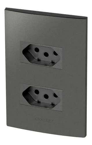 Conjunto 2 Tomadas 10a - Inova Grafite - Agt05 | MercadoLibre Conjunto 2 Tomadas 10a - Inova Grafite - Agt05 | MercadoLibre