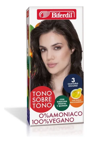 Coloracion Biferdil Tono Sobre Tono Kit Sin Amoniaco Nº3 Tono Nº3 ... Coloracion Biferdil Tono Sobre Tono Kit Sin Amoniaco Nº3 Tono Nº3 ...