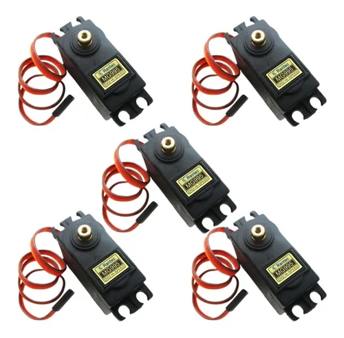 5 Pzas Servomotor Mg995 15kg Towerpro Arduino Servo Motor 5 Pzas Servomotor Mg995 15kg Towerpro Arduino Servo Motor