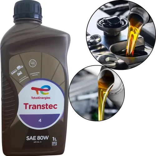 1 Litro Óleo Câmbio Mineral Sae80w Total Energies Transtec 4