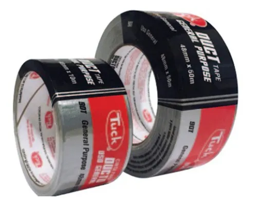 Cinta Para Ducto 48x50 Gris Plata 90t Tuk 659003 Cinta Para Ducto 48x50 Gris Plata 90t Tuk 659003