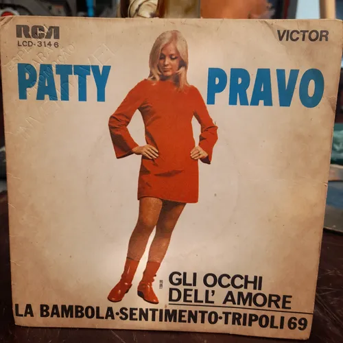Compacto Patty Pravo 1969 Lá Bambola Gli Occhi Dell Amore Compacto Patty Pravo 1969 Lá Bambola Gli Occhi Dell Amore
