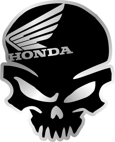 Calcomania Sticker Honda Calavera Skull Efx Moto Auto Ss