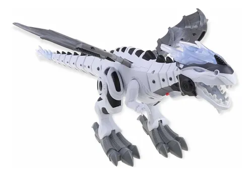 Dragão Robo Brinquedo Dinossauro Anda Bate Asas Solta Fumaça Mercadolivre