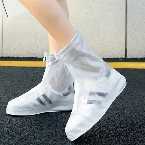 M Cubre Zapatos Impermeable Pvc Con Cierre For Lluvia K | Meses sin interés