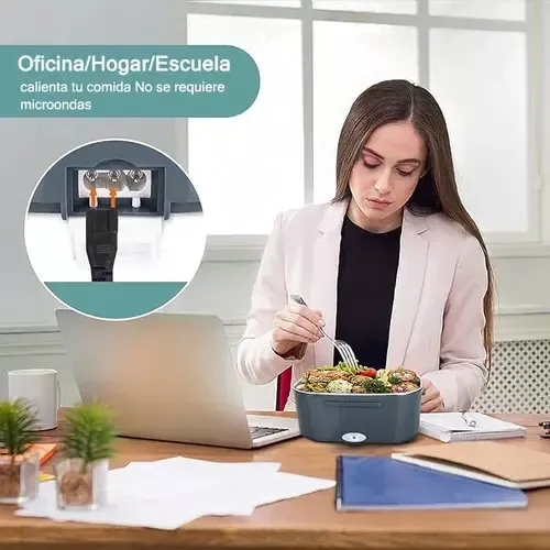 Lonchera Térmica Eléctrica Portátil Aiyinsmart Smart-403 Color Gris ...