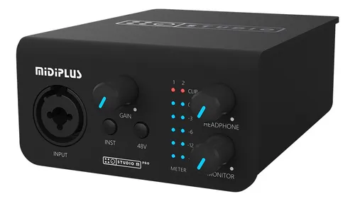 Amw Midiplus Studio M Pro Black Interfaz de audio USB Asio Color Negro ...