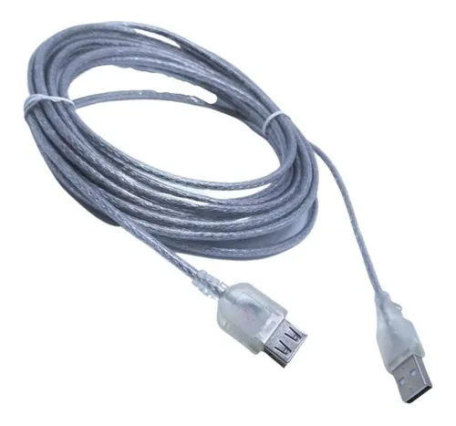 Cable extensor USB A macho X USB 2.0 A hembra Tebera de 5 metros, color ... Cable extensor USB A macho X USB 2.0 A hembra Tebera de 5 metros, color ...