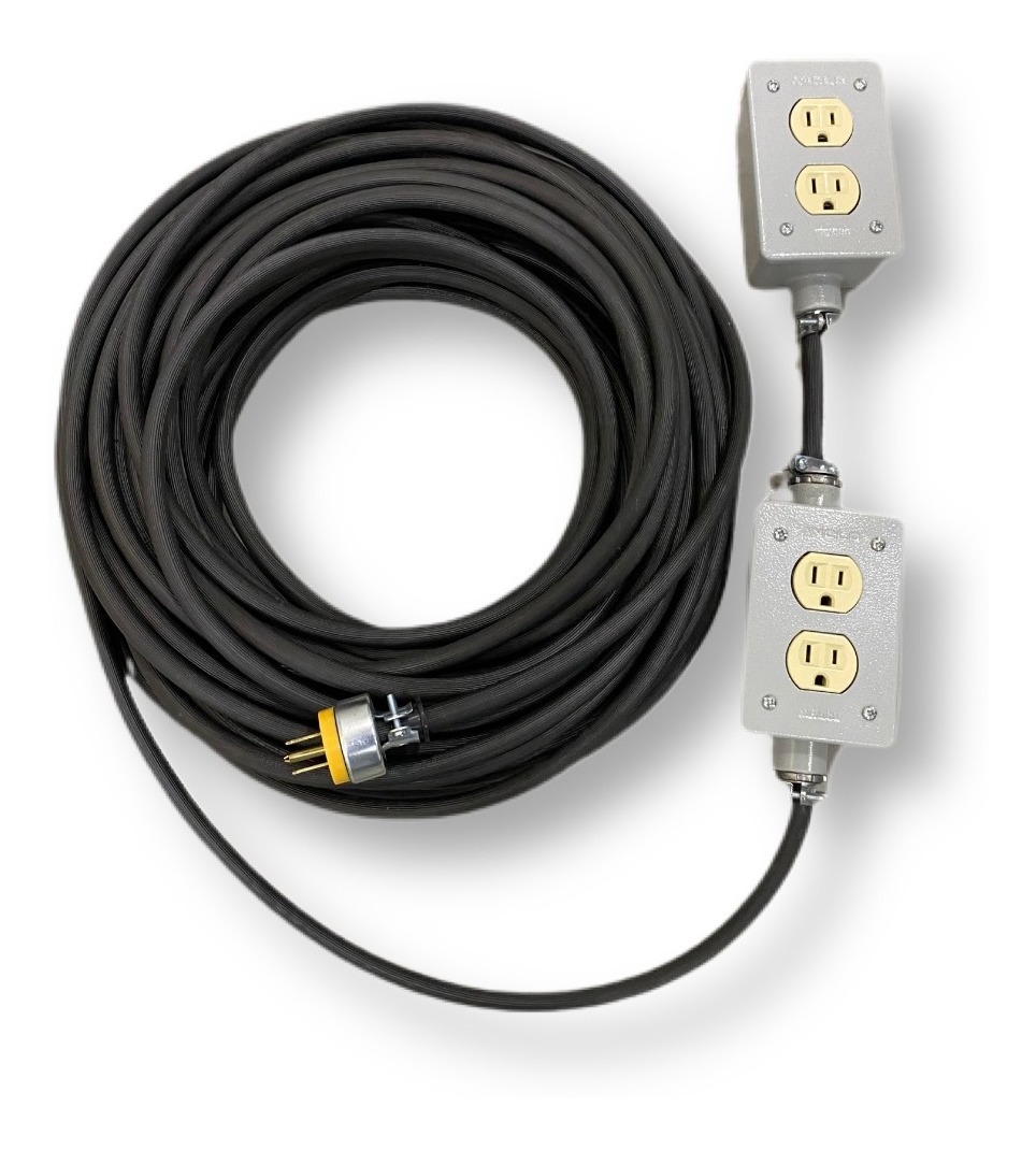 Multicontacto Extensión Calibre 10 Uso Rudo 25 Metros 4 Cont | Meses ...