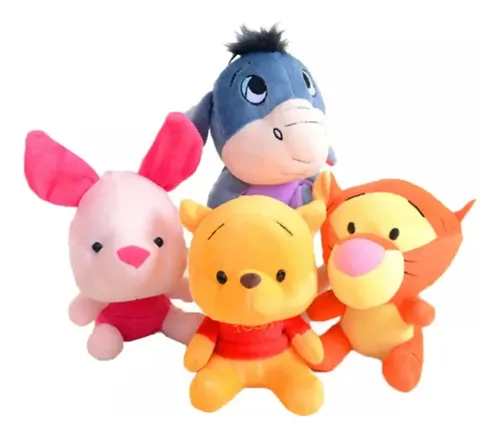 Deme- Pack De 4 Peluches De Winnie The Pooh: Tigger, Igor,. | Meses sin ...