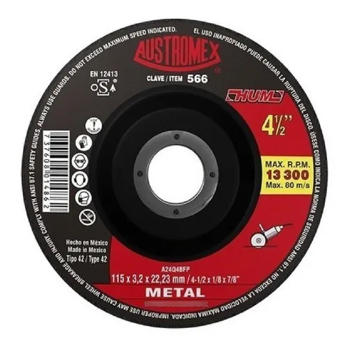 Caja Con 25 Discos Para Corte Con Centro Deprimido 4 1/2 Aus | MercadoLibre Caja Con 25 Discos Para Corte Con Centro Deprimido 4 1/2 Aus | MercadoLibre
